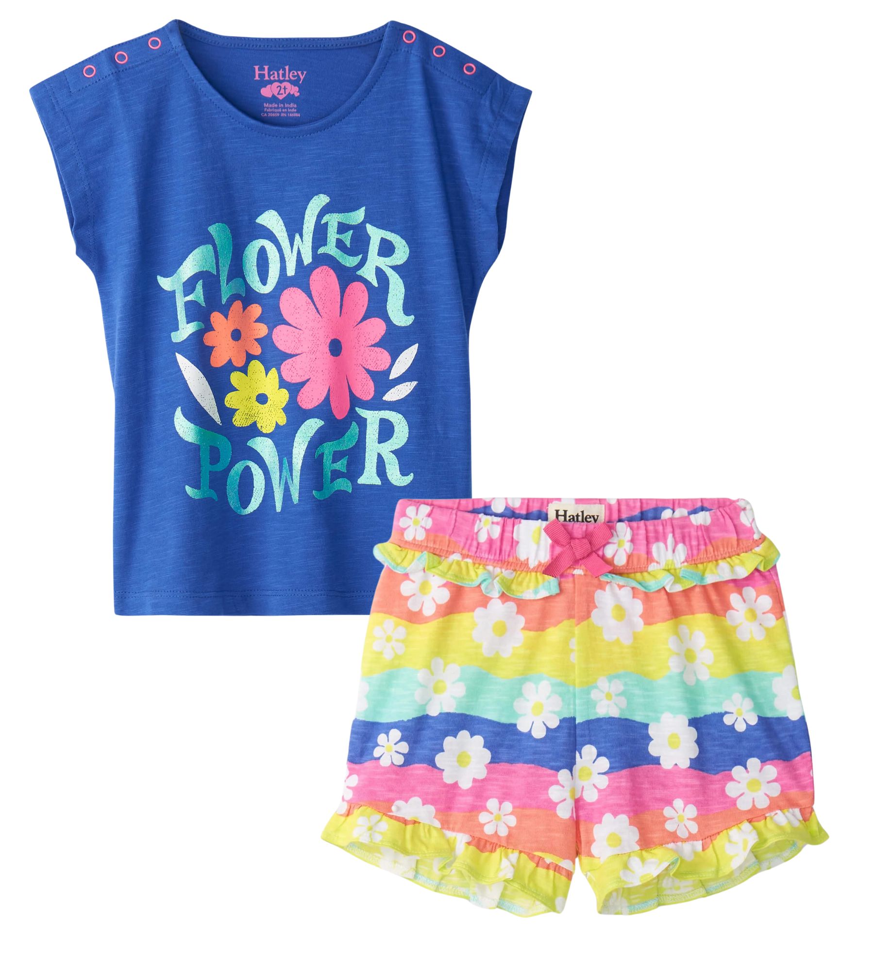 Flower Power T-Shirt and shorts – CiCi Babywear